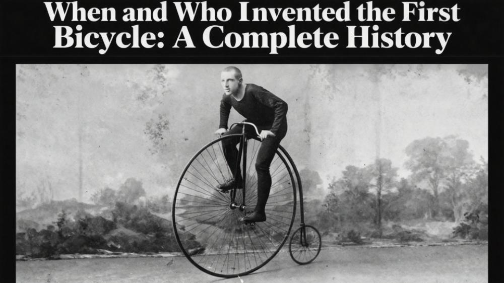 When and Who Invented the First Bicycle: A Complete History – Heybike