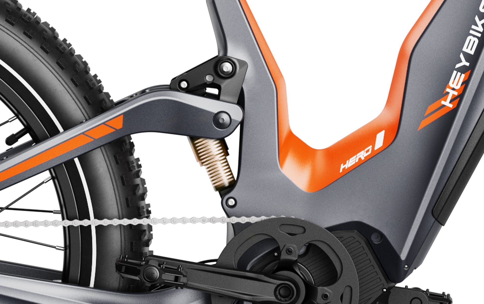 Hero Carbon Fiber EMTB | Mid-Drive Ebike | Heybike